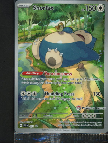 Snorlax 051 Pokémon Center Sealed Promo Raw – RookieLegends